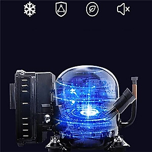 HESNDxbx Mini Fridge Portable Home Refrigerator Mini Fridge Cold Storage Outdoor Household Compressor