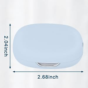 ELMWAY Toothbrush Holder, Toothbrush Cleaner Case, Portable USB Charging Toothbrush Cover with U V-C Light, Travel Toothbrush Holder