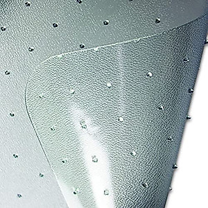 Amazon Basics Polycarbonate Office Chair ‎Rectangular Mat for Low to Medium Pile Carpet, 35 x 47-Inch, Clear