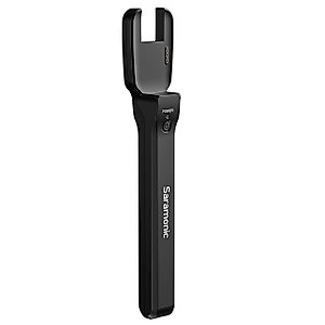 Saramonic Handheld Transmitter Holder for Blink 500 Pro TX Transmitters with Foam Windscreen and Built-in 1100mAh Battery/Charger (Blink 500 Pro HM)