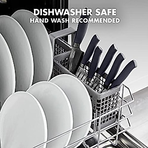 GreenPan Titanium 5" Santoku Knife, Titanium Coated, Stainless Steel, Eco-friendly, Ergonomic Grip, Slip Resistant, Balanced, Heat Treated, Hand Sharpened, Dishwasher Safe