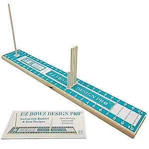 E-Z Bowz Design Pro Bow Maker - Easy Bow Making Tool - Gift Bow Bowmaker Kit - Christmas Decor Bowmaking - Large Bow Maker for Ribbon for Wreaths, Hair Bows