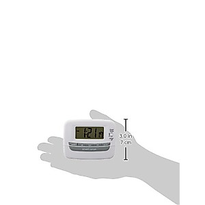 Sammons Preston Large Digit Handheld Timer, Portable or Mountable Alarm Timer with LCD Display, Magnetic Cooking Timer with Pocket Clip, Countdown Clock Kitchen Aid with Big Numbers & Large Screen