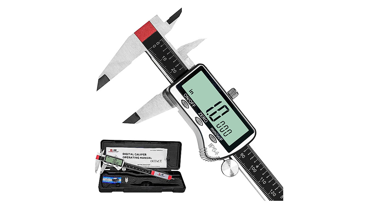 Digital Caliper Measuring Tool - 6 Inch Precision & LCD
