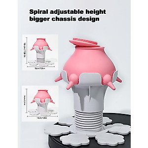 BOOMWAY MAR Puppy Feeders for Multiple Puppies[𝟮𝟬𝟮𝟯 𝗻𝗲𝘄 𝘂𝗽𝗴𝗿𝗮𝗱𝗲𝗱],Puppy Milk Feeders,Kitten Milk Feeder Station,300ml Puppy Bottles for Nursing with Adjustable Height,Pet Feeders
