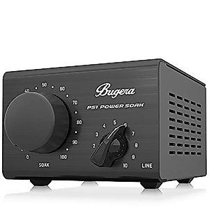 Bugera POWER SOAK PS1 Passive 100 Watt Power Attenuator for Guitar and Bass Amplifiers with Emulated Mic Output