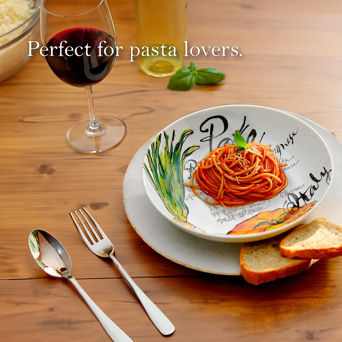 Rosanna Pasta Italiana Pasta Bowls Set of 4