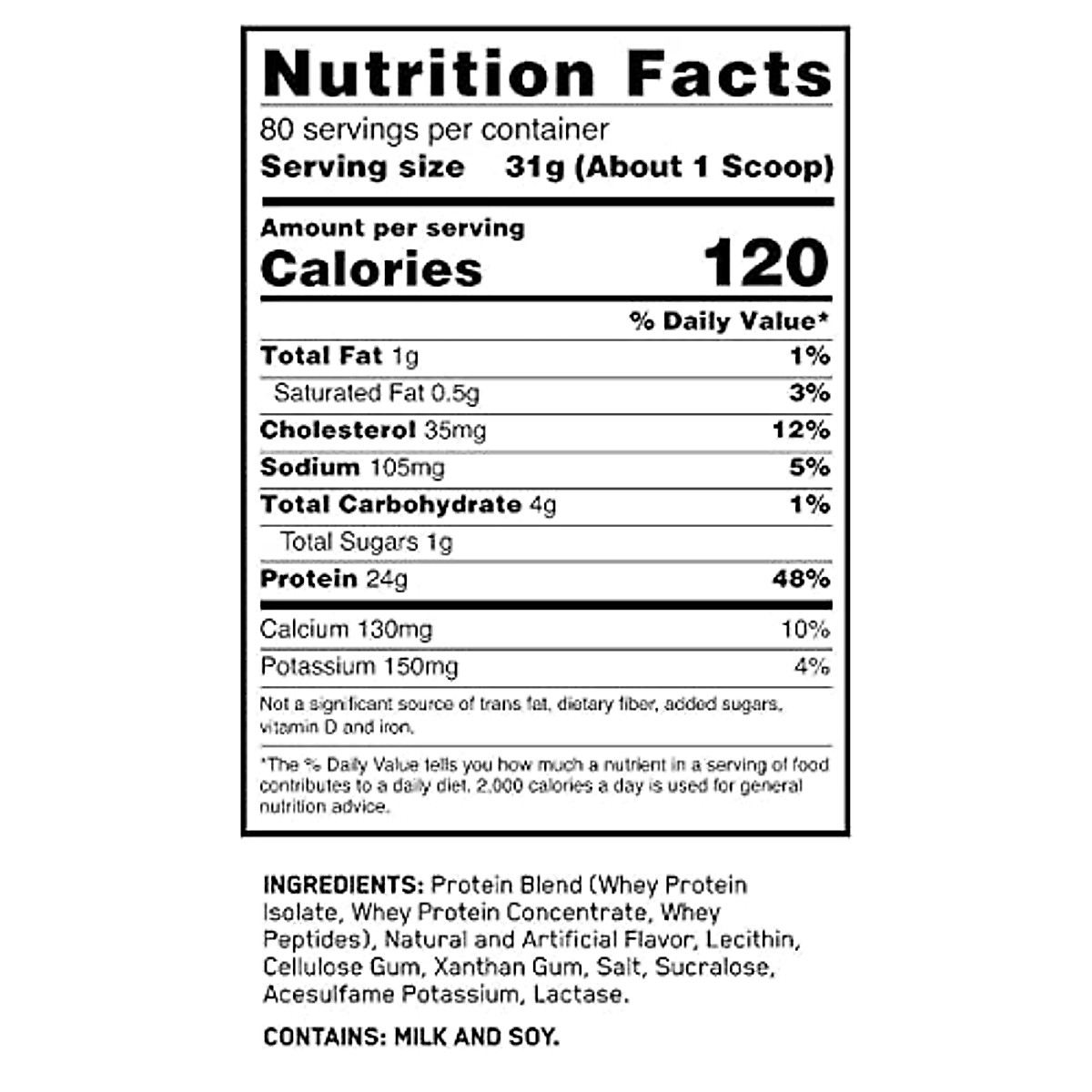 Optimum Nutrition Gold Standard 100% Whey Protein Vanilla Flavor 5.46 lb