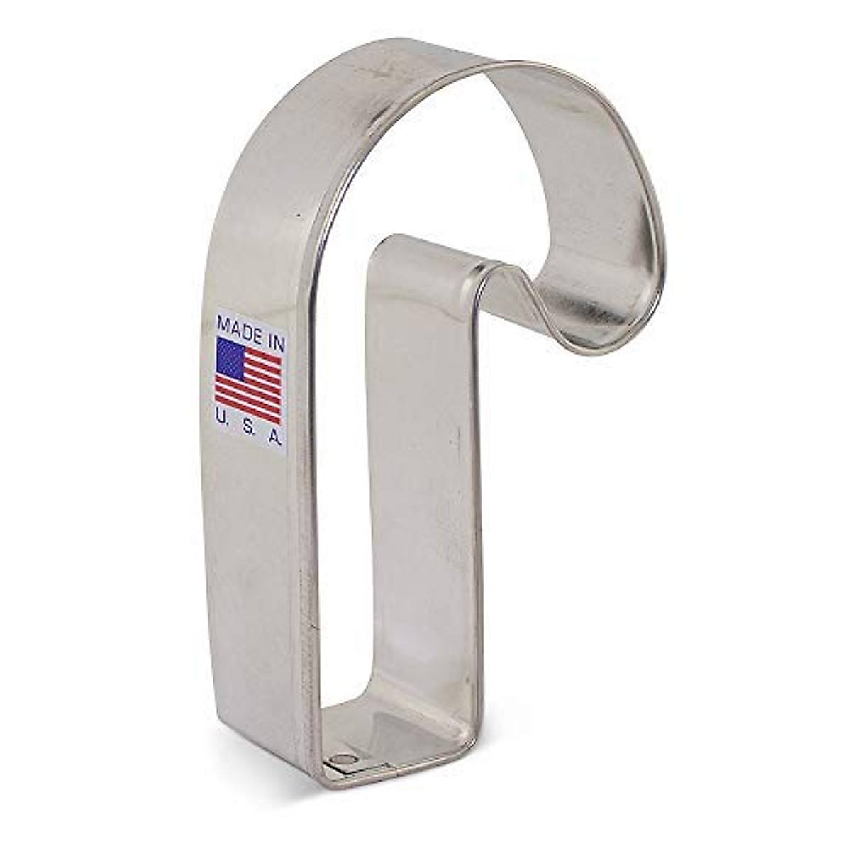 Candy Cane Cookie Cutter, 3.5" Made in USA by Ann Clark