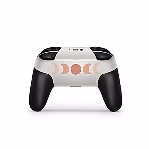TACKY DESIGN Moon Skin for Nintendo Switch Controller Skin, Sticker Compatible for Pro Controller Skin Vinyl 3m Decal Full wrap Cover