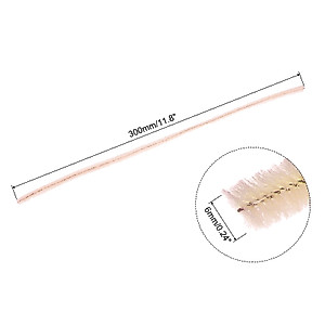 MECCANIXITY Pipe Cleaners Chenille Stems 30cm/12 Inch for DIY Art Creative Crafts Decorations, Beige Pack of 200