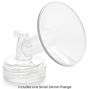 Spectra - Premium Breast Milk Pump Accessory Kit with Baby Bottles - Medium 24mm - Breast Pump Accessories