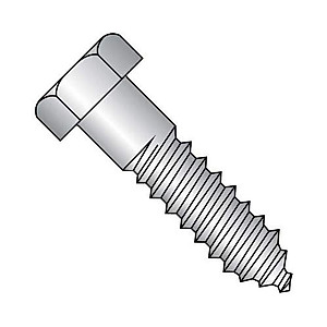 Shorpioen 25-Pack 3/8 x 3 1/2 Hex Lag Screw 18-8 Stainless Steel BC-3756L188