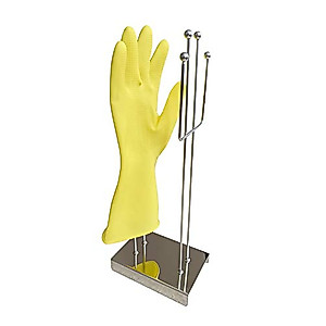 Kitchen Glove Holder Wall Mount Mitten Dryer Reusable Bag Dish Towel Drying Organizer Stainless Steel Washing Rack Sink Hanger Stand(Improvement)