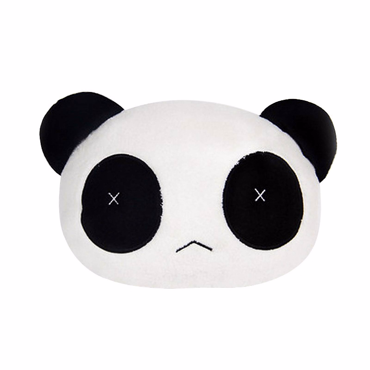 Fullbond Cute Panda Shape Car Seat Plush Lumbar Pillow for Car-Headrest Pillow Breathable Comfortable PP Cotton Suitable for Both Kids and Adults B1