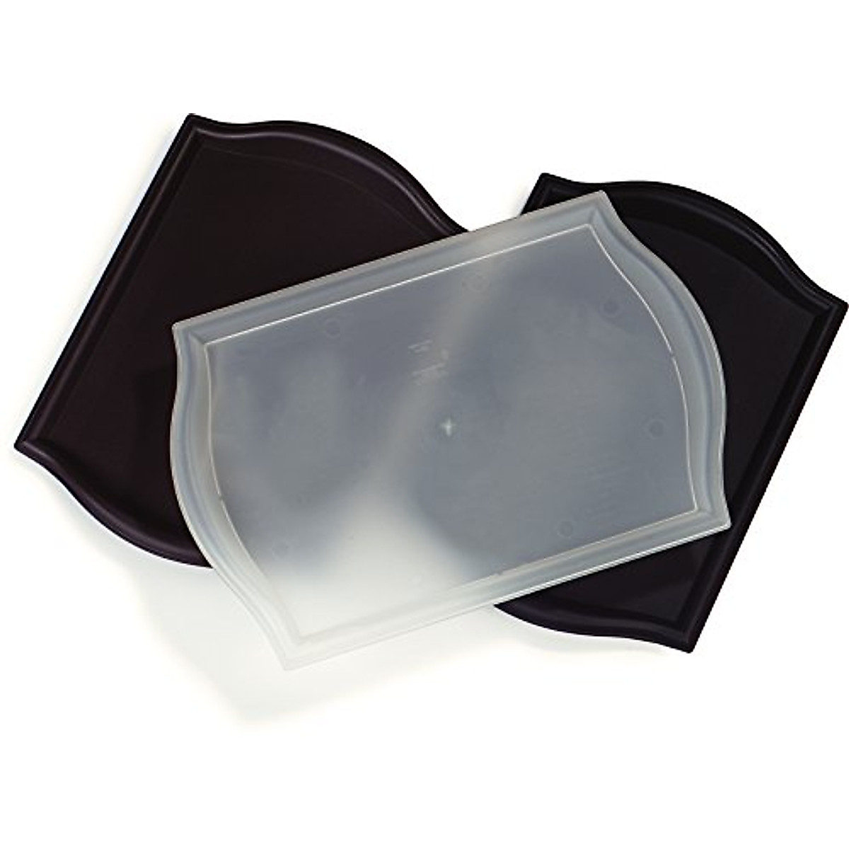 Carlisle FoodService Products 1217BT03 Bistro Plastic Café Tray, 12" X 17", Black