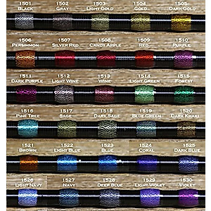 Hitena Rod Wrapping Thread - Metallic Zebra (Jasper) Winding Thread