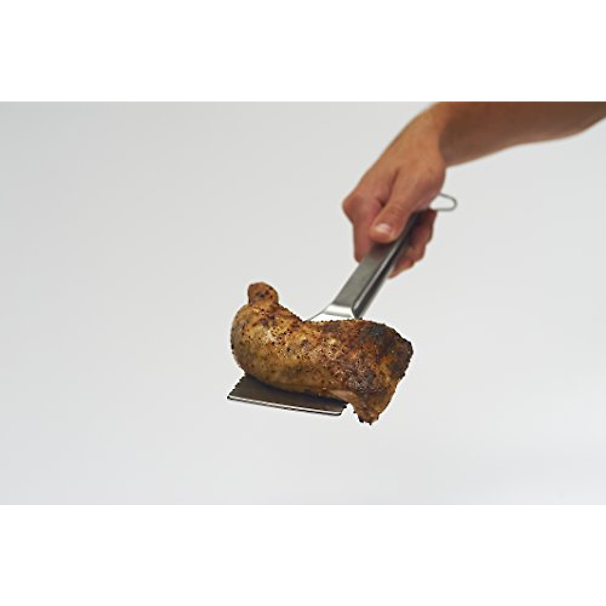 GrillPro 40240 16-Inch Stainless Steel Tong/Turner Combination, Silver