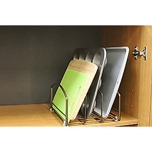 DecoBros Kitchen Houseware Organizer Pantry Rack, Bronze