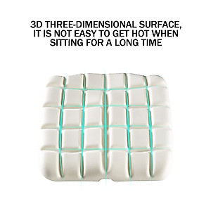 QYILAY Car Memory Foam Heightening Front Seat Cushion for Short People Driving, Hip(Coccyx/Tailbone) and Lower Back Pain Relief Butt Pillows, Adult Booster Seat for Car. (Black)