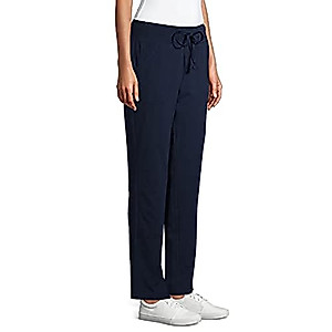 Athletic Work Women's Core Knit Pants (Large Petite, Blue) 12-14 Petite