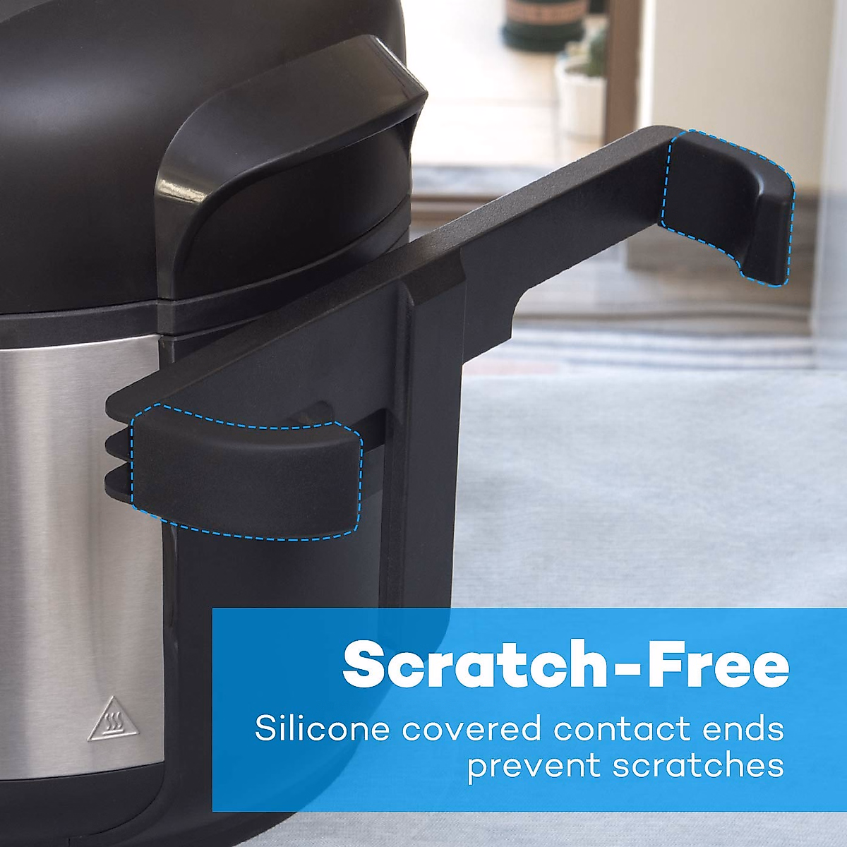 Lid Stand Lid Holder Accessories Compatible with Ninja Foodi Pressure Cooker and Air Fryer 6.5 Quart and 8 Quart, By Sicheer