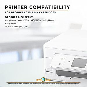 Houseoftoners Compatible Ink Cartridge Replacement for Brother LC3017 XL LC3017BK LC3017C LC3017M LC3017Y for MFC-J5330DW MFC-J6930DW (4B/2C/2M/2Y, 10PK)