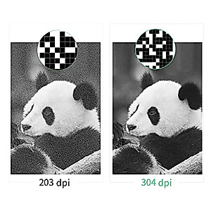 BISOFICE A6 Mini Pocket Printer HD 304DPI Wireless BT Thermal Printer Picture Photo Receipt Paper Printer Sticker AR Photo Function Inkless Printing Compatible with Android iOS Smartphone Windows