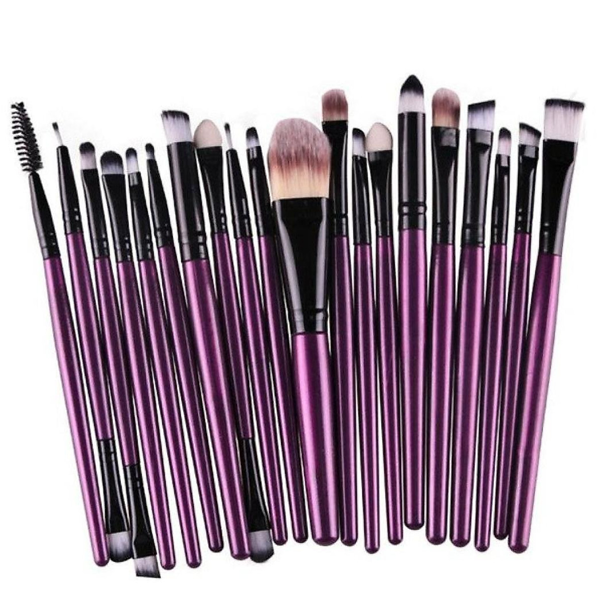 Ninasill Hot Brush, Exclusive 20pcs/Set Makeup Brush Set Tools Make-up (Purple)