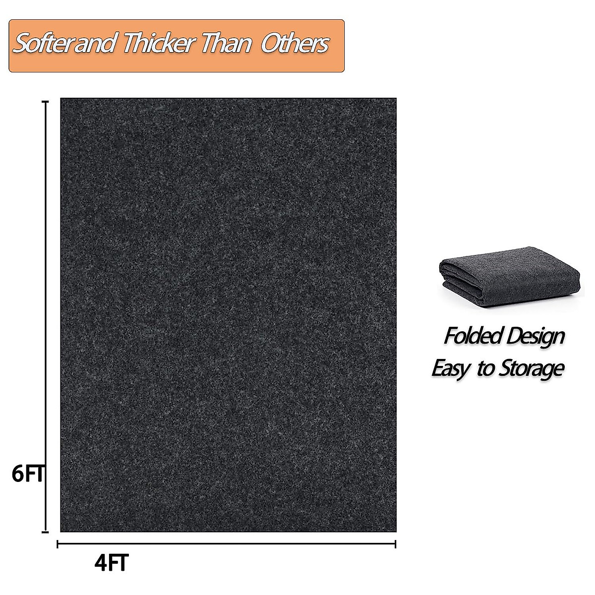 6 x 4 FT Outdoor Storage Shed Mat, Waterproof Storage Shed Flooring Mat, Anti-Slip Patio Furniture Floor Scratch Prevention Mat, Dustproof Outdoor Carport Mat (6 x 4 FT)……