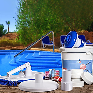 Pool Skimmer Vac Plate and 1-1/2 Inch Pool Spiral Wound Vacuum Hose Cuff Compatible with Skimmer SP1106, Hayward Swimming Pool Skimmer Basket SP1082 1084 1085 1075 Pool Cleaning Accessories(4 Pack)