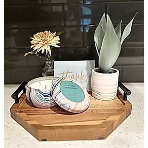 Serving Tray with Black Handle - Farmhouse Decor - Decorative Tray - Serving Tray, Serving Tray with Handles