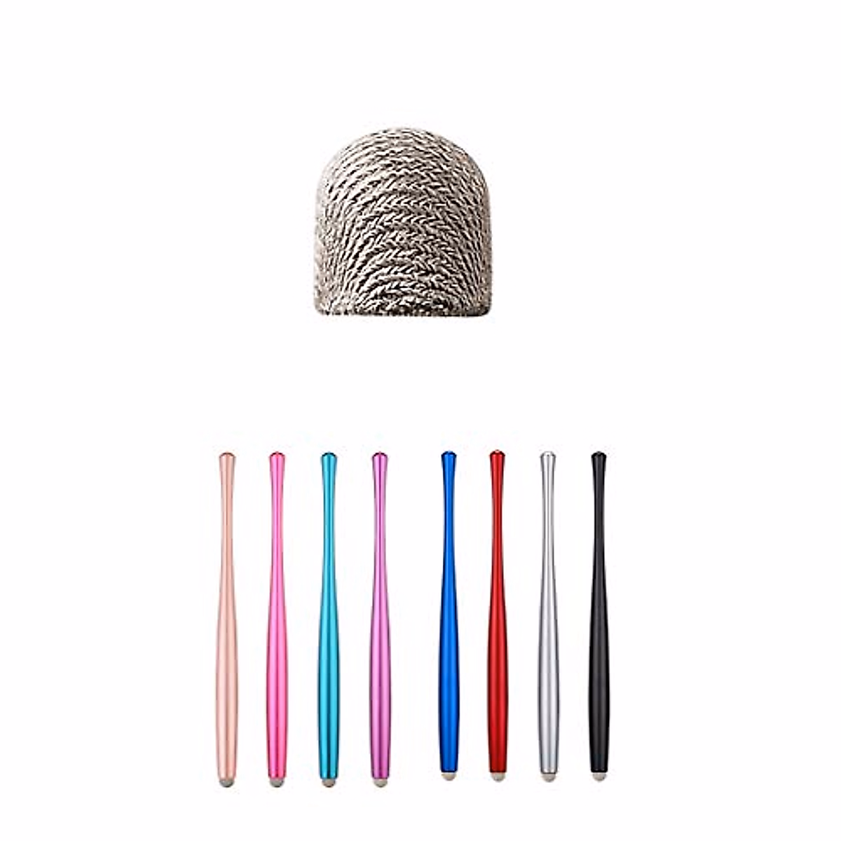 Replacement Mesh Fiber Tips for CCIVV Slim Waist Stylus Pen [0.25-inch Fiber Tip Series] (Pack of 12)