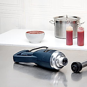 Restaurantware Hi Tek Blue Immersion Blender - Variable Speed, 1 1/4 HP, Heavy Duty - 1 count box