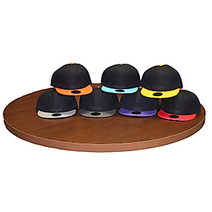 Custom Snapback Hat Otto Embroidered Your Own Text Flatbill Bill Snapback (Black)