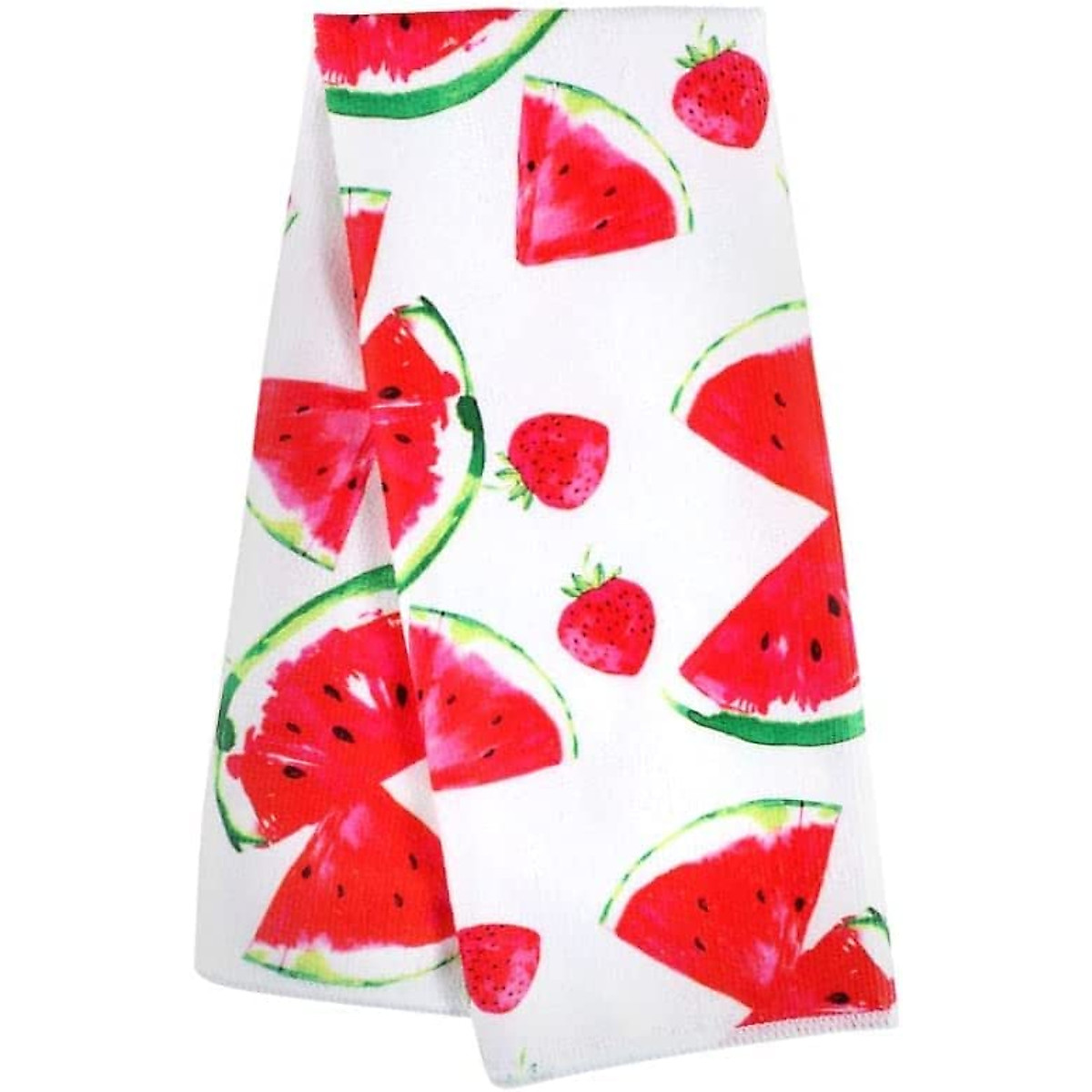 Lunch Money Set of 2 Home Kitchen Towel Gift Set Watermelon and Strawberries Kitchen Towels Gifts for Friends, Women, Birthday, Special Thank You Gifts