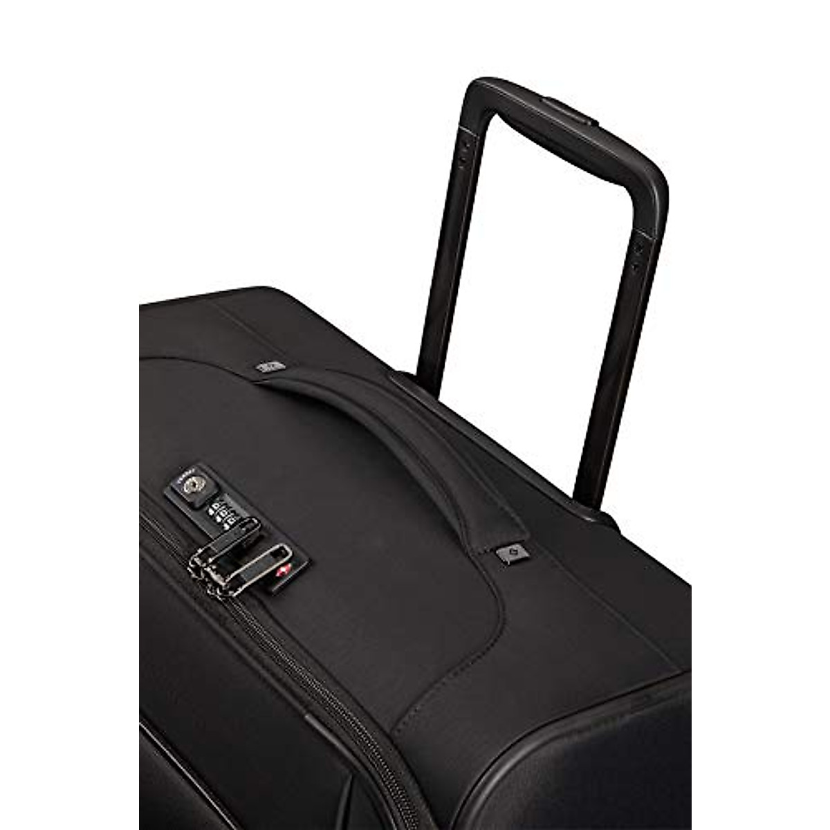 Samsonite Airea Luggage- Suitcase, Spinner M Expandable (67 cm - 81.5 L), Black (Black)