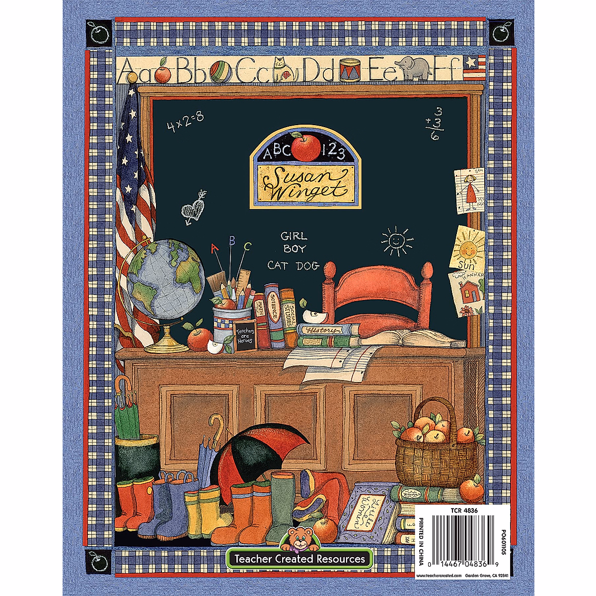 Teacher Created Resources Substitute Teacher Pocket Folder from Susan Winget (4836)