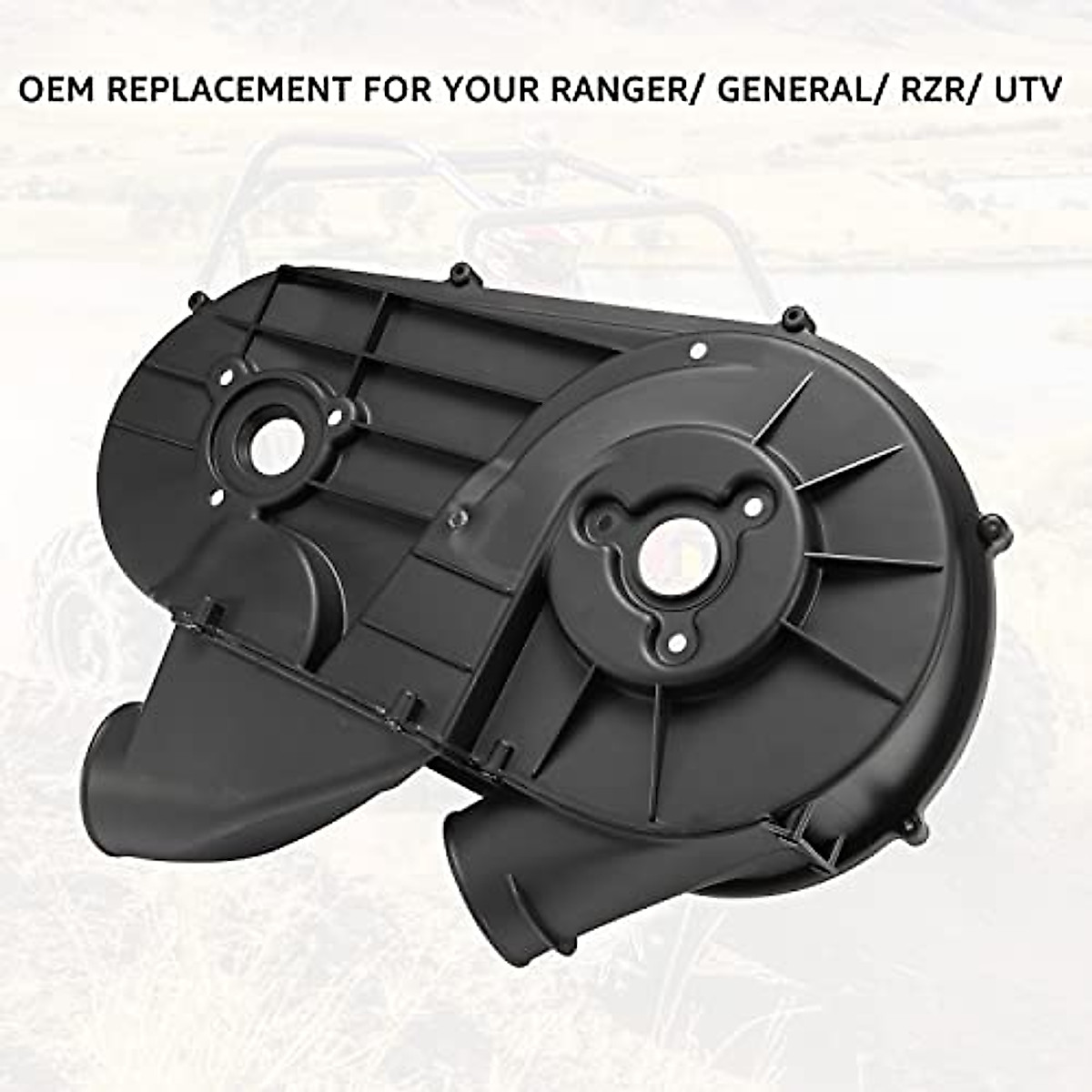 HAKA TOUGH UTV Inner Clutch Cover for Polaris RZR XP 1000/General 1000/Ranger Crew XP 1000/900 Accessories, Belt Cover Housing for RZR Accessories Replacement for OEM# 2635158,2635822,2634229