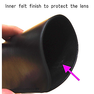 M-world Leather-Tone, Slip in, Slim Soft-case, Eye Glasses Case (Black