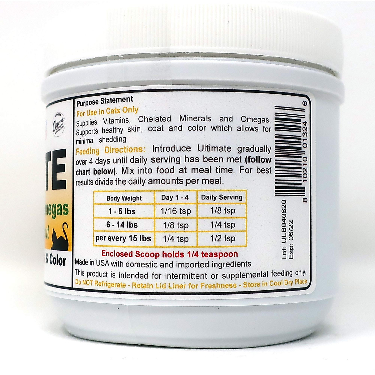 Catzymes Ultimate Vitamins Minerals Omegas (6 Ounce)