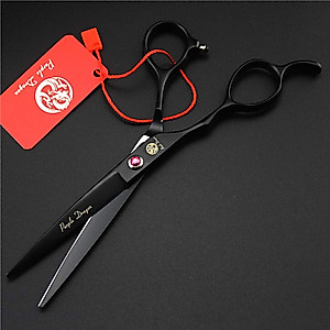 6.0 Inch Left-handed Professional Salon Hair Straight Cutting Scissor & Thinning Barber Shears,JP440C,62HRC for Hairdresser