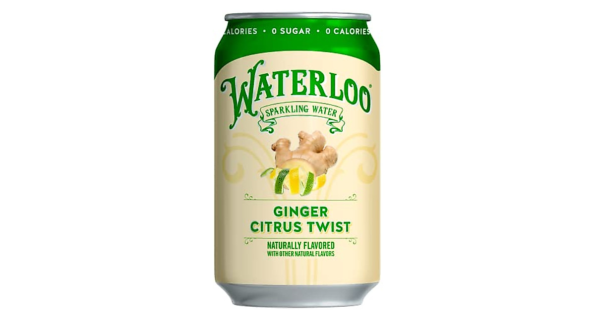 Waterloo Sparkling Water: Refreshing Ginger Citrus Twist