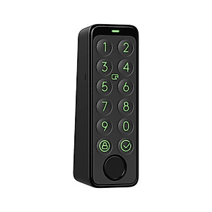 SwitchBot Smart Keypad Touch for SwitchBot Lock, Fingerprint Keyless Home Entry, IP65 Waterproof, Supports Virtual Passwords for Home Security