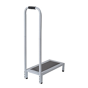 Jobar Bath and Shower Step Stool with Handle - Grey