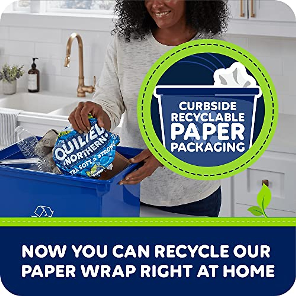 Quilted Northern Ultra Soft & Strong Toilet Paper, 18 Mega Rolls = 72 Regular Rolls, 2-ply Bath Tissue, 6 count (Pack of 3)