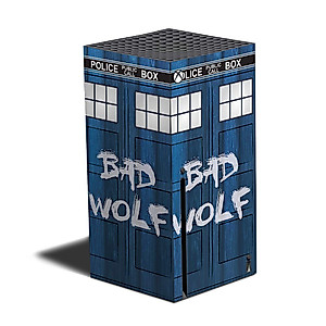 MightySkins Skin Compatible with Xbox Series X - Time Lord Box | Protective, Durable, and Unique Vinyl Decal wrap Cover | Easy to Apply and Change Styles | Made in The USA (MIXBSERX-Time Lord Box)