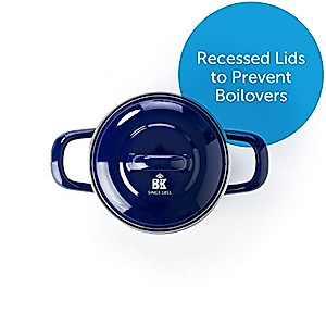 BK Carbon Steel Mini Dutch Oven, 2-Cup, Cobalt (CC003131-001)