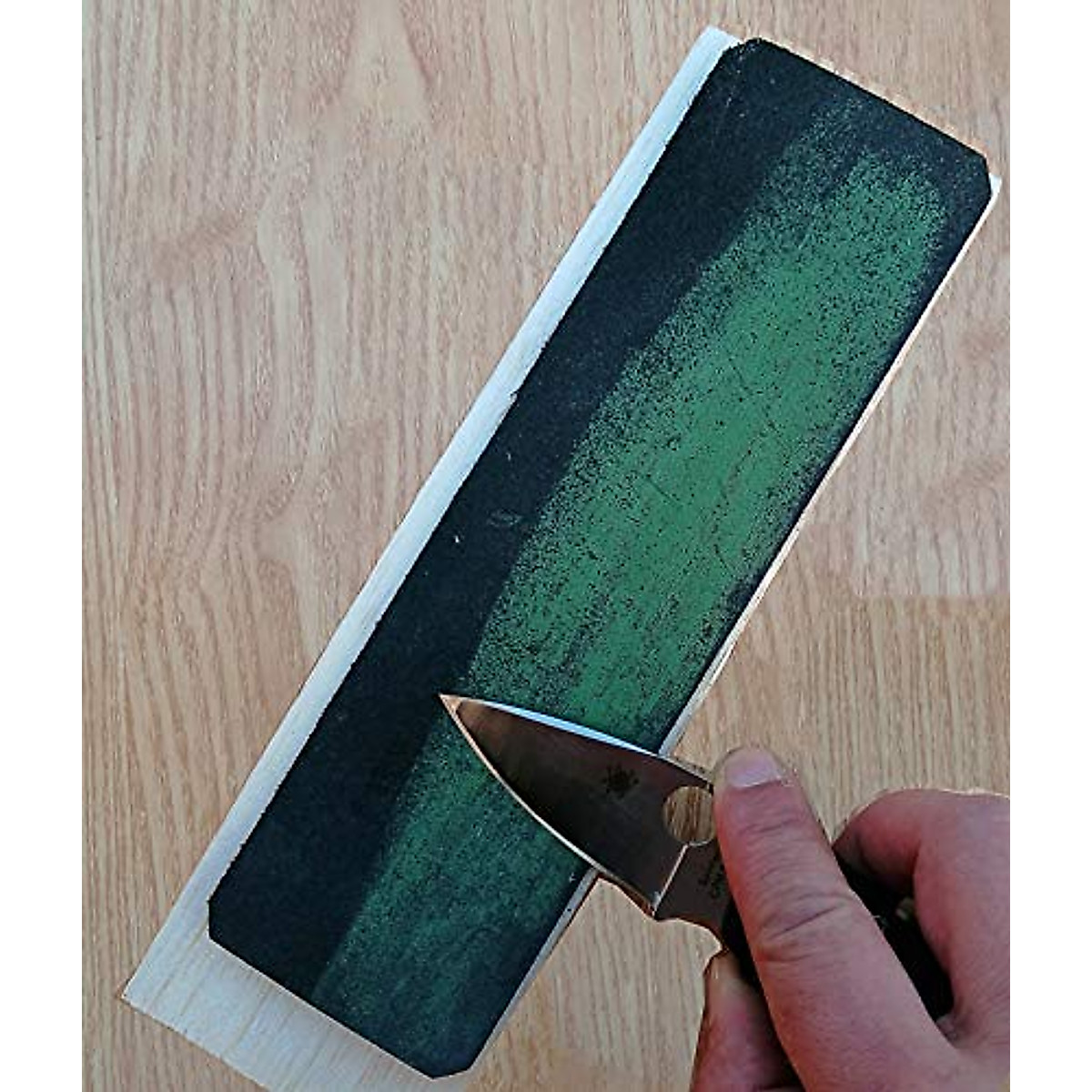AMZSHARK 2 OZ Polishing & Cutting Compound Fine Green White Buffing Compound Leather Strop Sharpening Stropping Compounds Polishing Wax