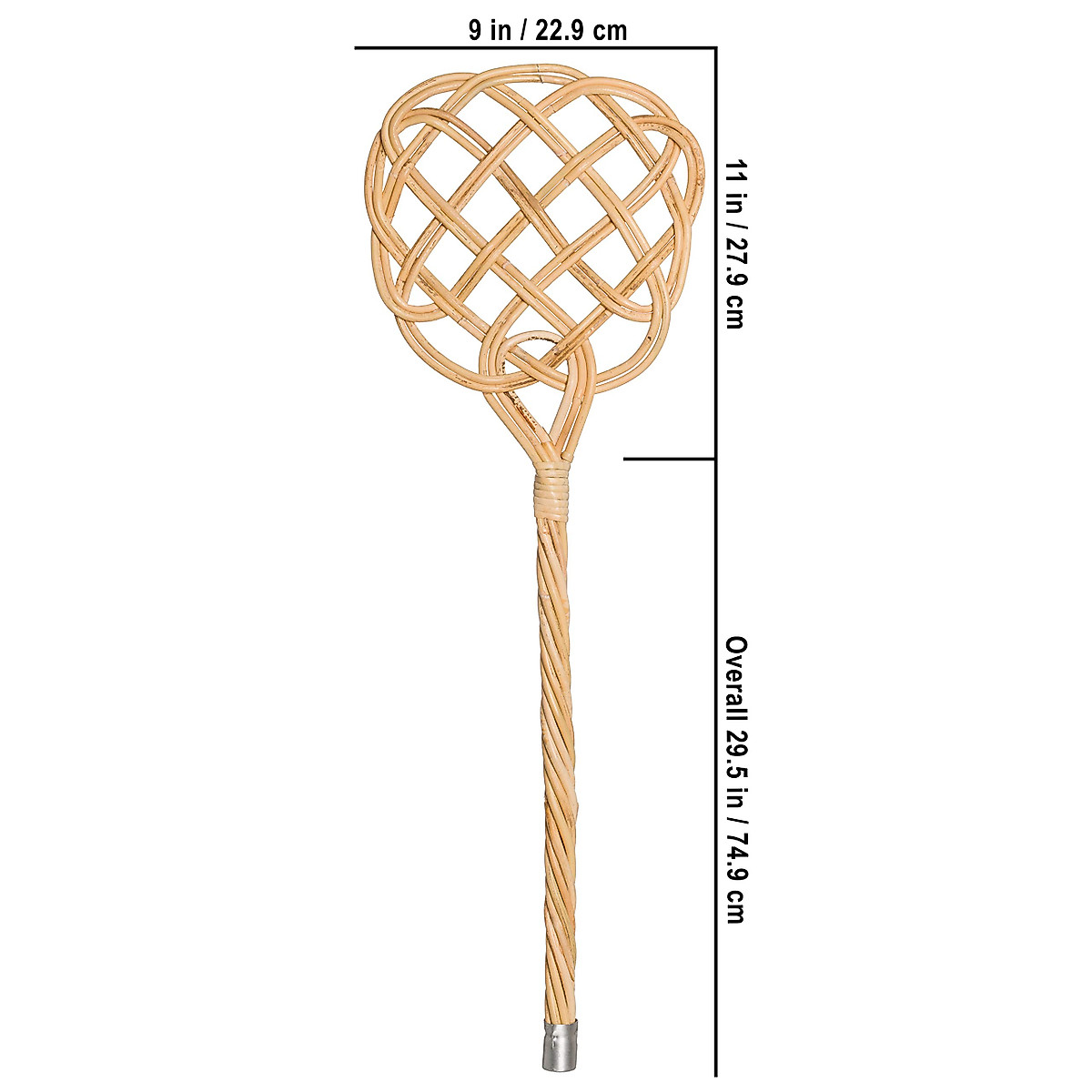 REDECKER Rattan Reed Carpet Beater, 29-1/2-Inches - Rug Beater Vintage - Carpet Beater Paddle - Rattan Carpet Beater - Rug Paddle Clean - Rug Duster Beater - Carpet and Rug Beater